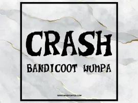 Crash Bandicoot Wumpa: Free Font Download | MaisFontes