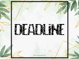 DEADLINE Monster: Free Font Download | MaisFontes