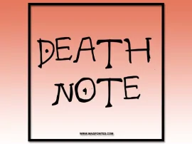 Death Note Medium: Free Font Download | MaisFontes