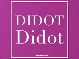 Didot: Descargar Fuente Gratis | MaisFontes