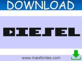 Diesel Font: Free Download | MaisFontes