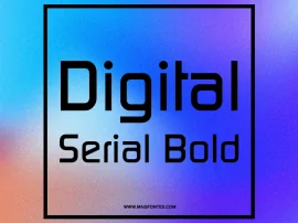 Digital Serial Bold: Free Font Download | MaisFontes