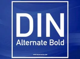 DIN Alternate Bold: Download Free Font | MaisFontes