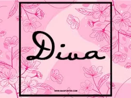 Diva: Free Font Download | MaisFontes