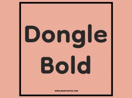 Dongle Bold Font: Free Download | MaisFontes