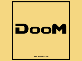 DooM: Free Font Download | MaisFontes