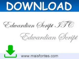 Edwardian Script: Baixar Fonte Grátis | MaisFontes