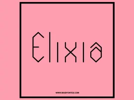 Elixia Font: Free Download | MaisFontes