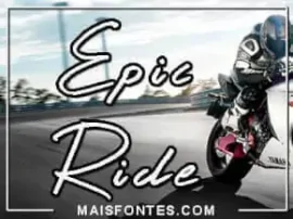 Epic Ride: Free Font Download | MaisFontes