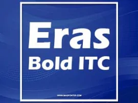 Eras ITC Bold Font: Free Download | MaisFontes