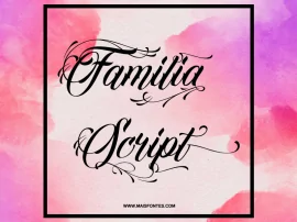 Familia Script: Baixar Fonte Grátis | MaisFontes
