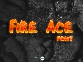 Fire Ace: Free Font Download | MaisFontes