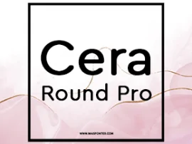 Cera Round Pro: Download Free Font | MaisFontes