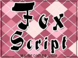 Fox Script: Download Free Font | MaisFontes