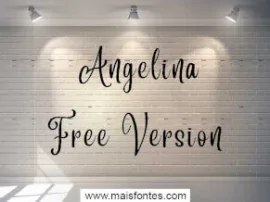 Free Version Angelina: Baixar Fonte Grátis | MaisFontes