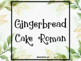 Gingerbread Cake Roman Font: Free Download | MaisFontes