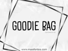 Goodie Bag Font: Free Download | MaisFontes