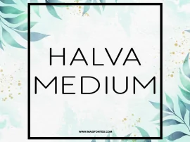 Halva Medium Regular: Free Font Download | MaisFontes