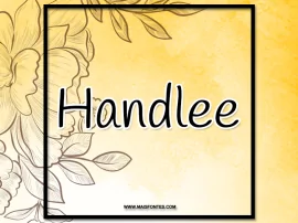 Handlee Regular: Free Font Download | MaisFontes