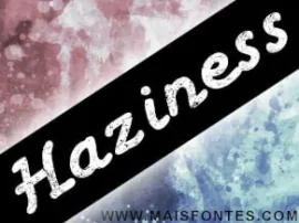 Haziness Font: Free Download | MaisFontes