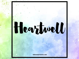 Heartwell Font: Free Download | MaisFontes