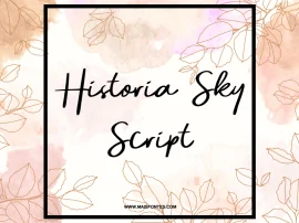 Historia Sky Script Font: Free Download | MaisFontes