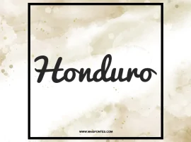 Honduro Font: Free Download | MaisFontes
