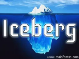 Iceberg: Free Font Download | MaisFontes