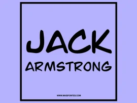 Jack Armstrong: Free Font Download | MaisFontes