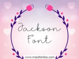 Jackson: Free Font Download | MaisFontes