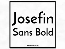 Josefin Sans Bold: Download Free Font | MaisFontes