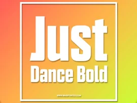 Just Dance Bold Font: Free Download | MaisFontes
