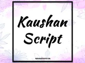 Kaushan Script: Free Font Download | MaisFontes