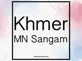 Khmer MN Sangam Font: Free Download | MaisFontes