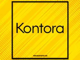 Kontora Medium: Free Font Download | MaisFontes