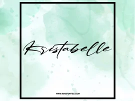 Kristabelle Font: Free Download | MaisFontes
