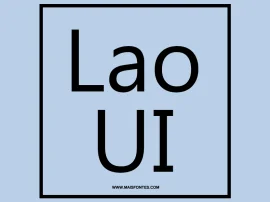 Lao UI: Free Font Download | MaisFontes