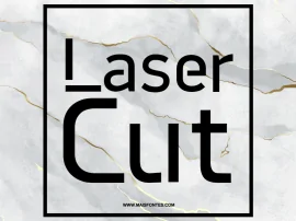 Laser Cut Regular Font: Free Download | MaisFontes