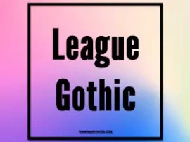 League Gothic Font: Free Download | MaisFontes