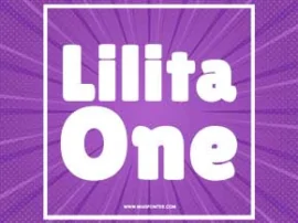 Lilita One Font: Free Download | MaisFontes