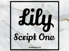 Lily Script One: Free Font Download | MaisFontes