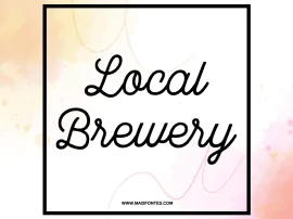 Local Brewery Font: Free Download | MaisFontes