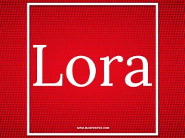 Lora: Free Font Download | MaisFontes