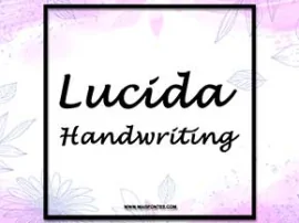 Lucida Handwriting: Download Free Font | MaisFontes
