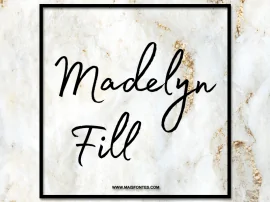 Madelyn Fill: Free Font Download | MaisFontes