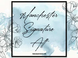 Manchester Signature Alt: Free Font Download | MaisFontes