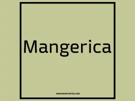 Mangerica Font: Free Download | MaisFontes