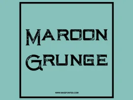 Maroon Grunge: Free Font Download | MaisFontes