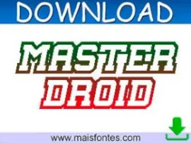 MASTER DROID: Free Font Download | MaisFontes