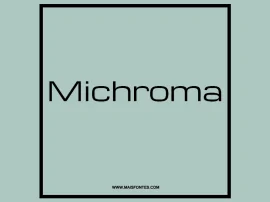 Michroma: Free Font Download | MaisFontes
